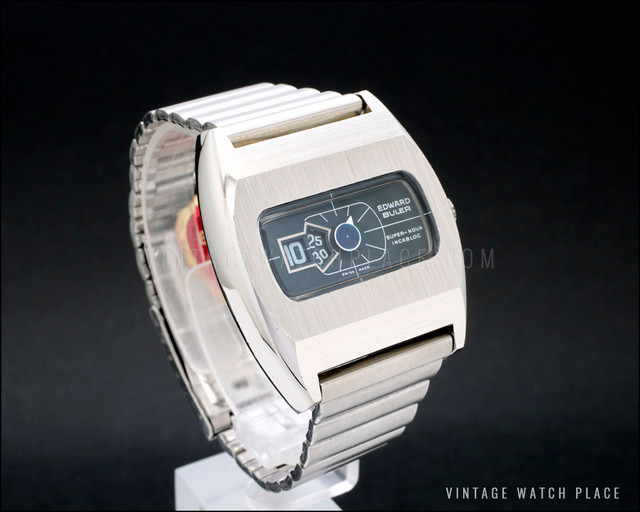 New Old Stock Buler Super-Nova jump hour watch, strong vintage ...