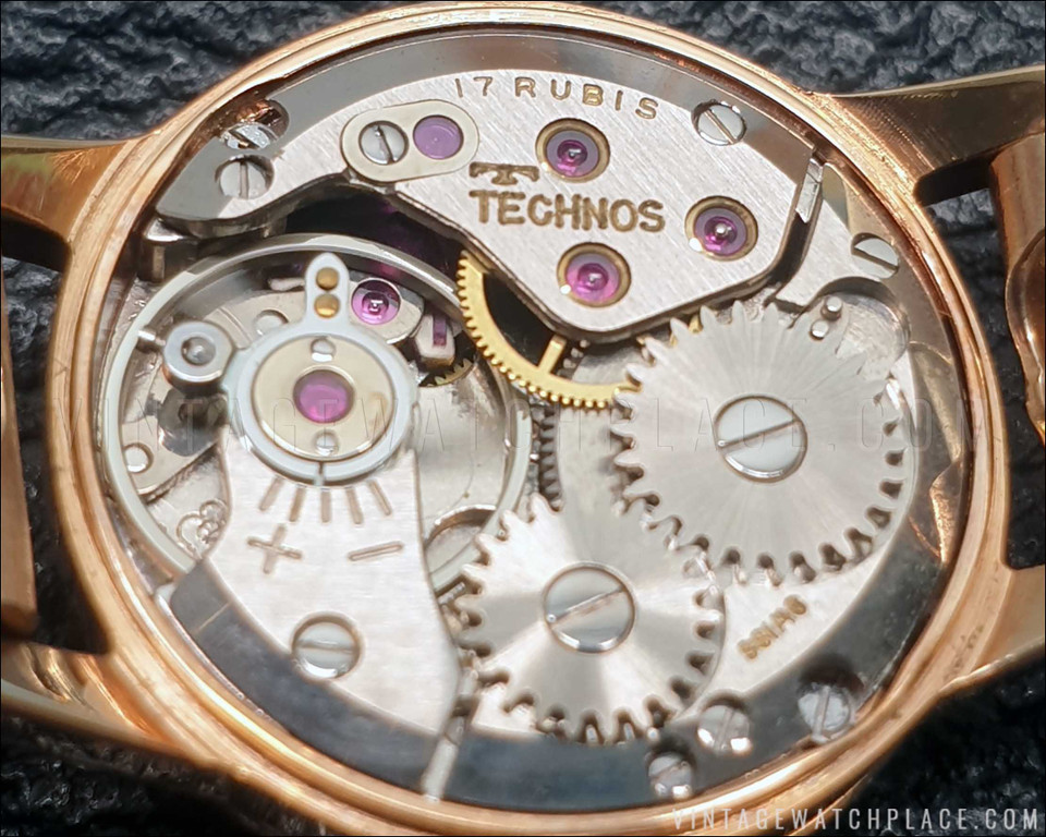 New Old Stock 60's Ladies' Tiny Technos cocktail jewel bracelet watch ...