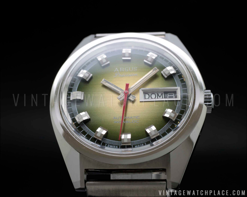 New Old Stock 1970's Argus automatic vintage watch, NOS, in excellent ...