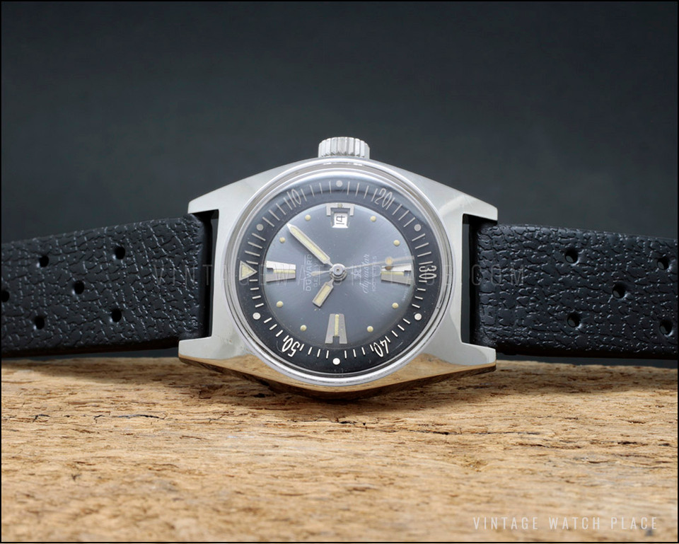 Duward Aquastar 100 meters 2551 Ladies' Diver's vintage automatic watch ...