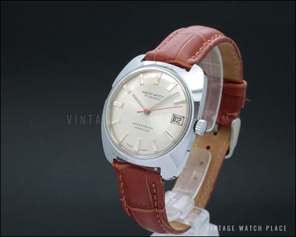 New Old Stock rare Ascot Watch mechanical vintage watch, Swiss made ...