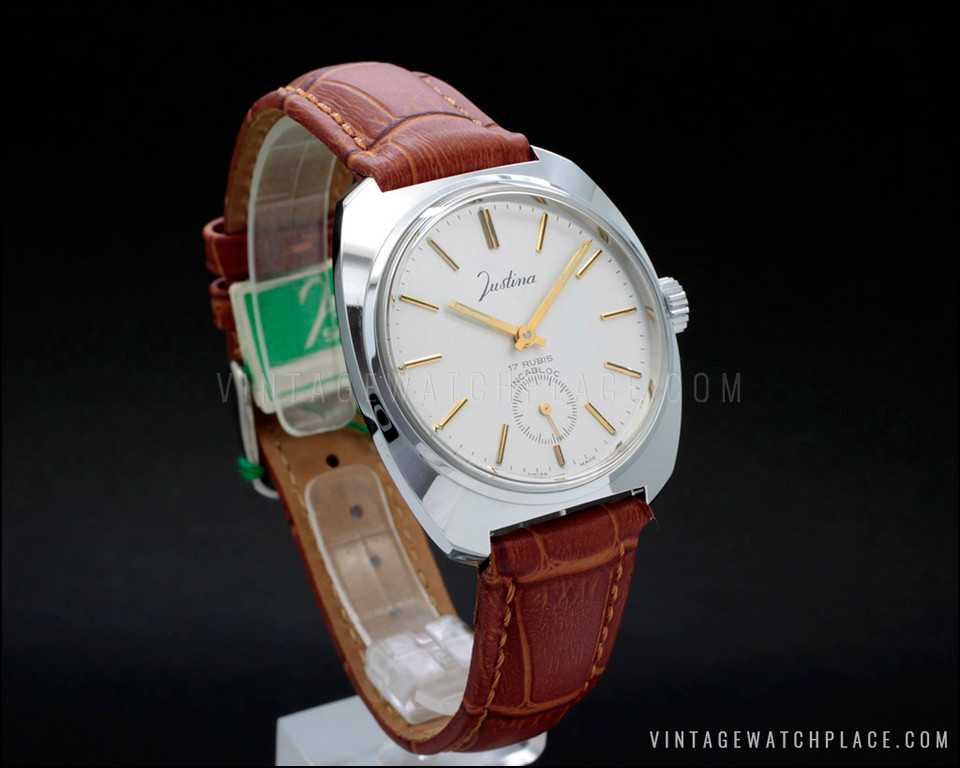 New Old Stock Justina dress mechanical vintage watch, Swiss made ...