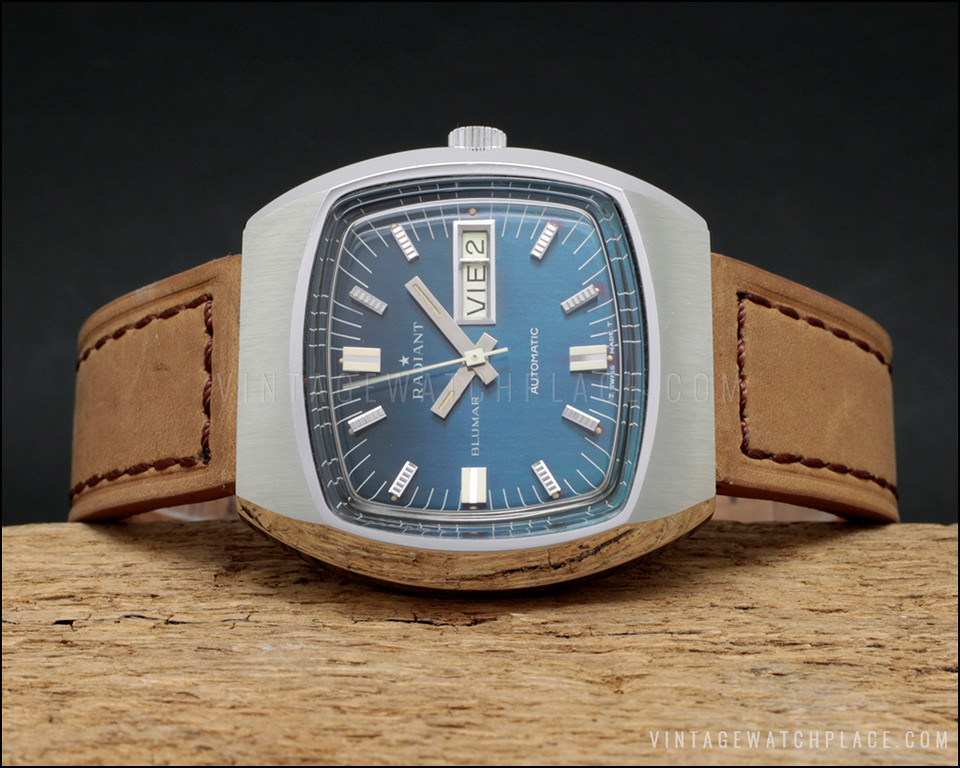 New Old Stock Radiant Blumar Automatic vintage watch from the 70's, NOS ...