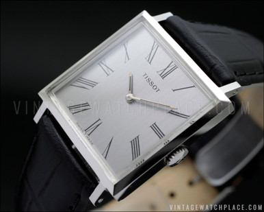 New Old Stock Tissot Dress mechanical vintage watch, square, classic ...
