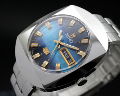 New Old Stock 70's Nino Crystal automatic vintage watch, AS 2066, rare ...