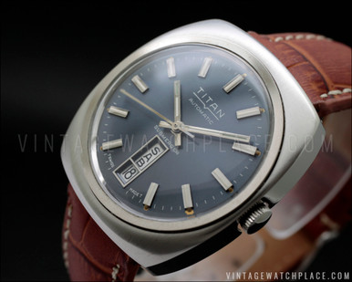 New Old Stock 1970's very rare Titan Submerger automatic vintage watch ...