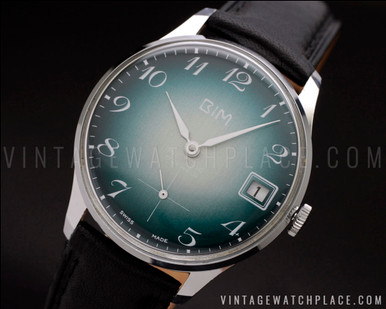 New Old Stock 70's BIM classic mechanical vintage watch, NOS in perfect ...