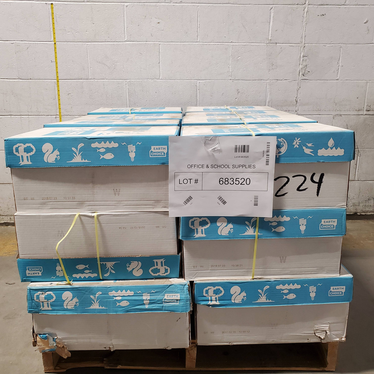 192 units of Multipurpose Paper - 8.5" W x 11" H - 90 lb - Ivory - 250 ...