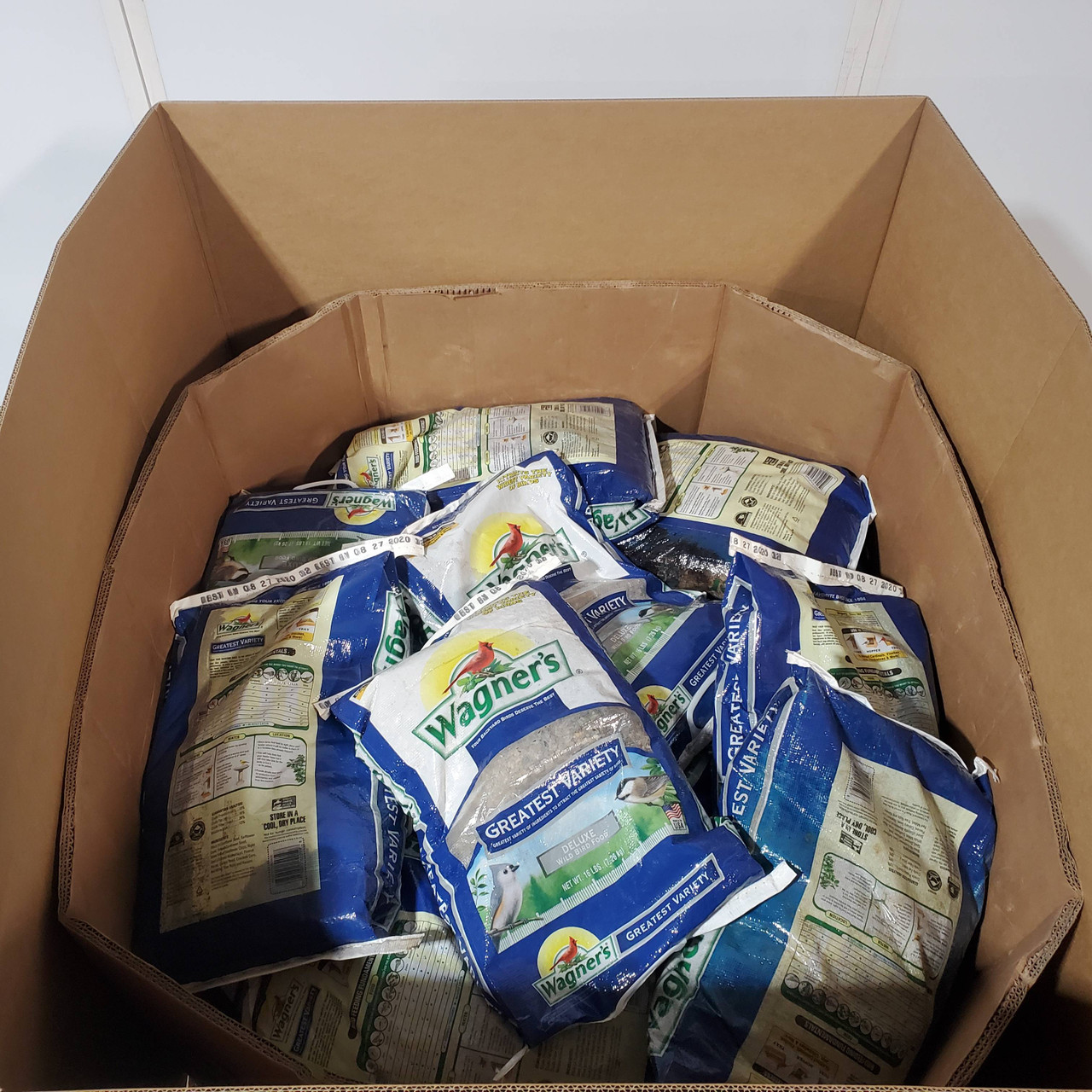 38 units of Wagner's Greatest Variety Blend, 16-Pound Bag - MSRP $1,216 ...