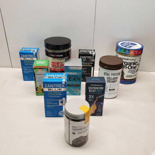 50 Units of Vitamins & Supplements - MSRP $1,663 - Like New (Lot # 102 ...