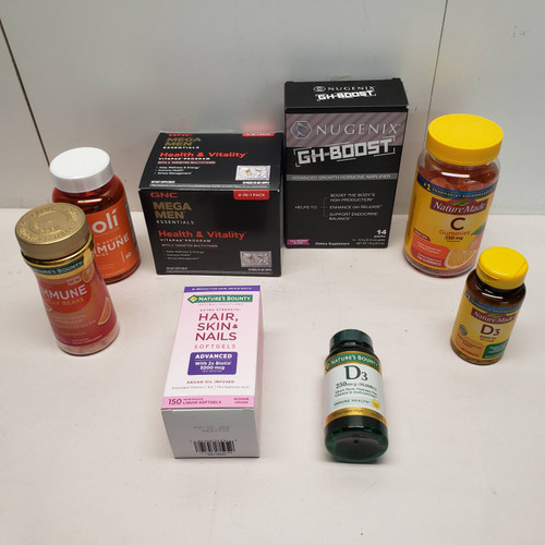 77 Units of Vitamins & Supplements - MSRP $1,949 - Like New (Lot # 102 ...