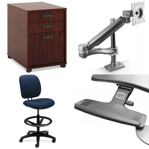 9 units of Office Furniture - MSRP $3,819 - Returns (Lot # 685108 ...