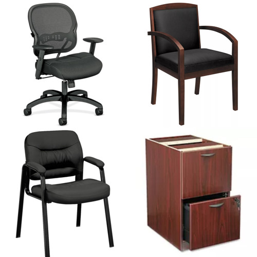 6 units of Office Furniture - MSRP $2,894 - Returns (Lot # 685110 ...