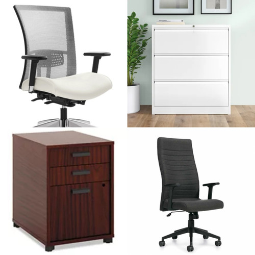 10 units of Office Furniture - MSRP $6,374 - Returns (Lot # 685112 ...