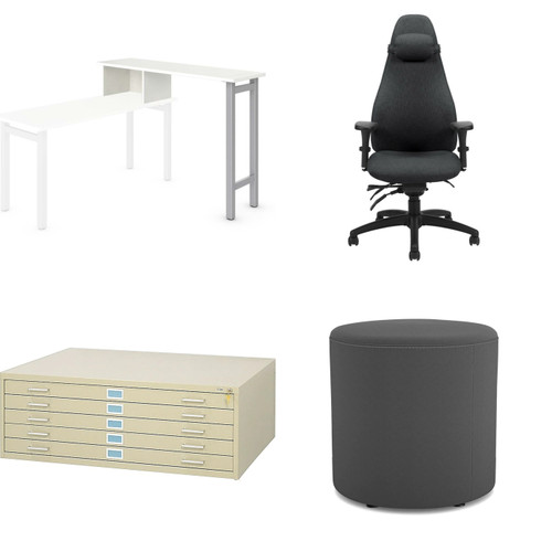 9 units of Office Furniture - MSRP $5,275 - Brand New (Lot # 694113 ...