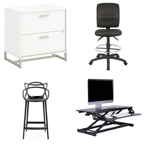 16 units of Office Furniture - MSRP $4,718 - Returns (Lot # 706640 ...