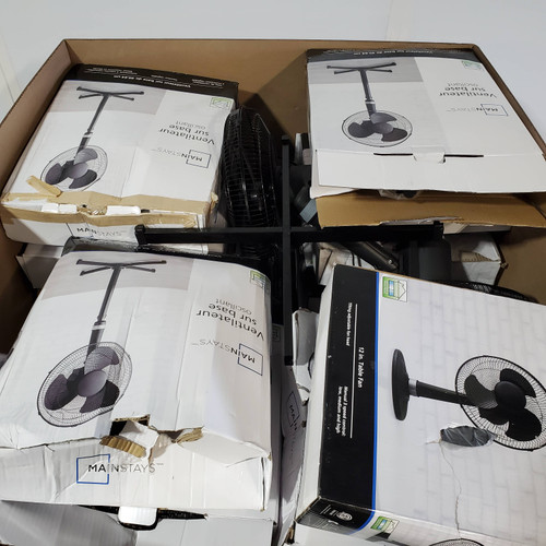 29 units of Mainstays Fans - MSRP $678 - Returns (Lot # 710540 ...