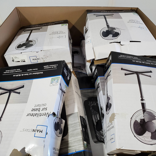 32 units of Mainstays Fans - MSRP $726 - Returns (Lot # 714127 ...