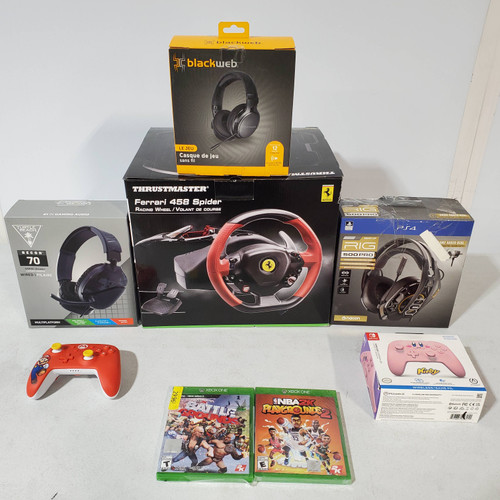 32 units of Video Games & Accessories - MSRP $2,014 - Returns (Lot ...