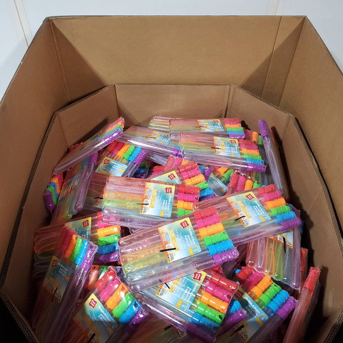 197 units of Play Day 6 Pack 5Fl oz Bubble Wand - MSRP $985 - Like New ...