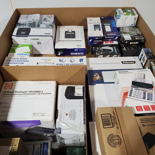 55 units of Office Electronics - MSRP $9,959 - Returns (Lot # 761113 ...