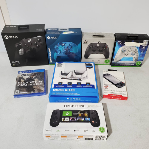 85 units of Video Games & Accessories - MSRP $4,122 - Returns (Lot ...