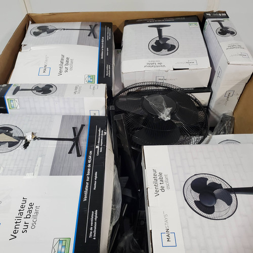 32 units of Mainstays Fans - MSRP $797 - Returns (Lot # 807653 ...