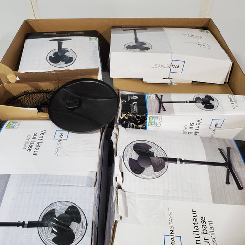 32 units of Mainstays Fans - MSRP $837 - Returns (Lot # 807753 ...