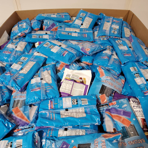 800 units of Freeze Pops & Juice Ice Bars - MSRP $5,302 - Like New (Lot ...