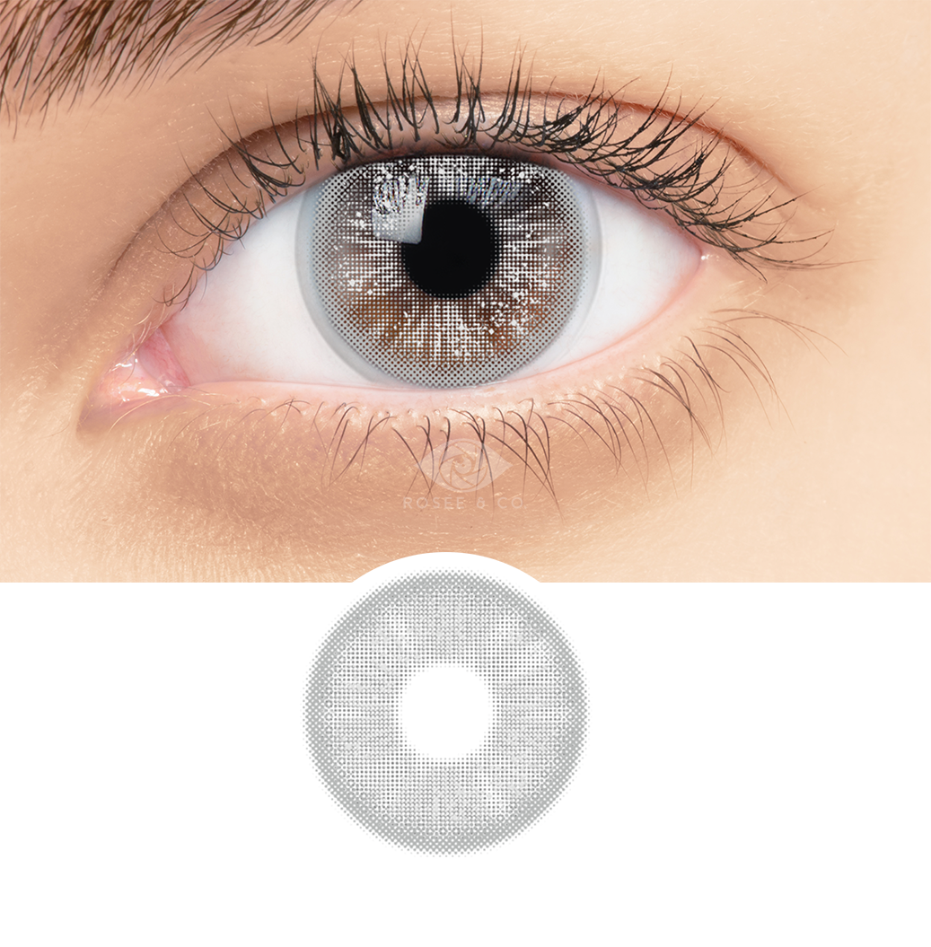 Rosee Mint - Classy eye colored contact Meta Gray