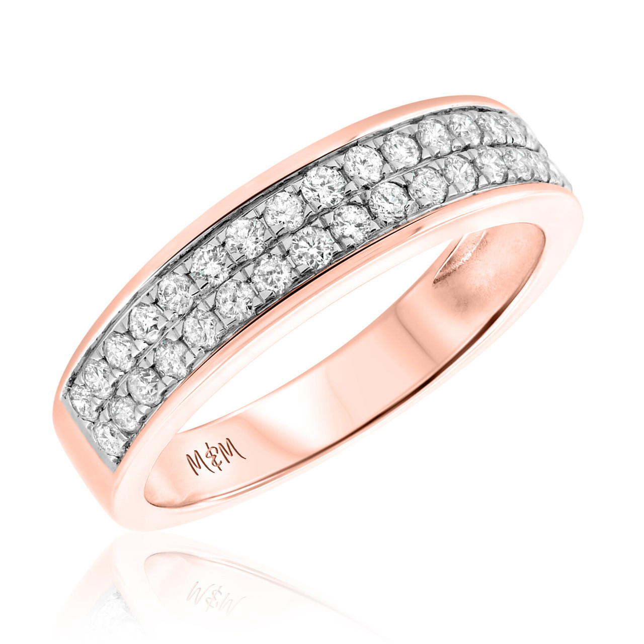 Aurora 2 1/5 cttw Fancy Cut Bridal Ring Set 14K Rose Gold - Mabel & Main