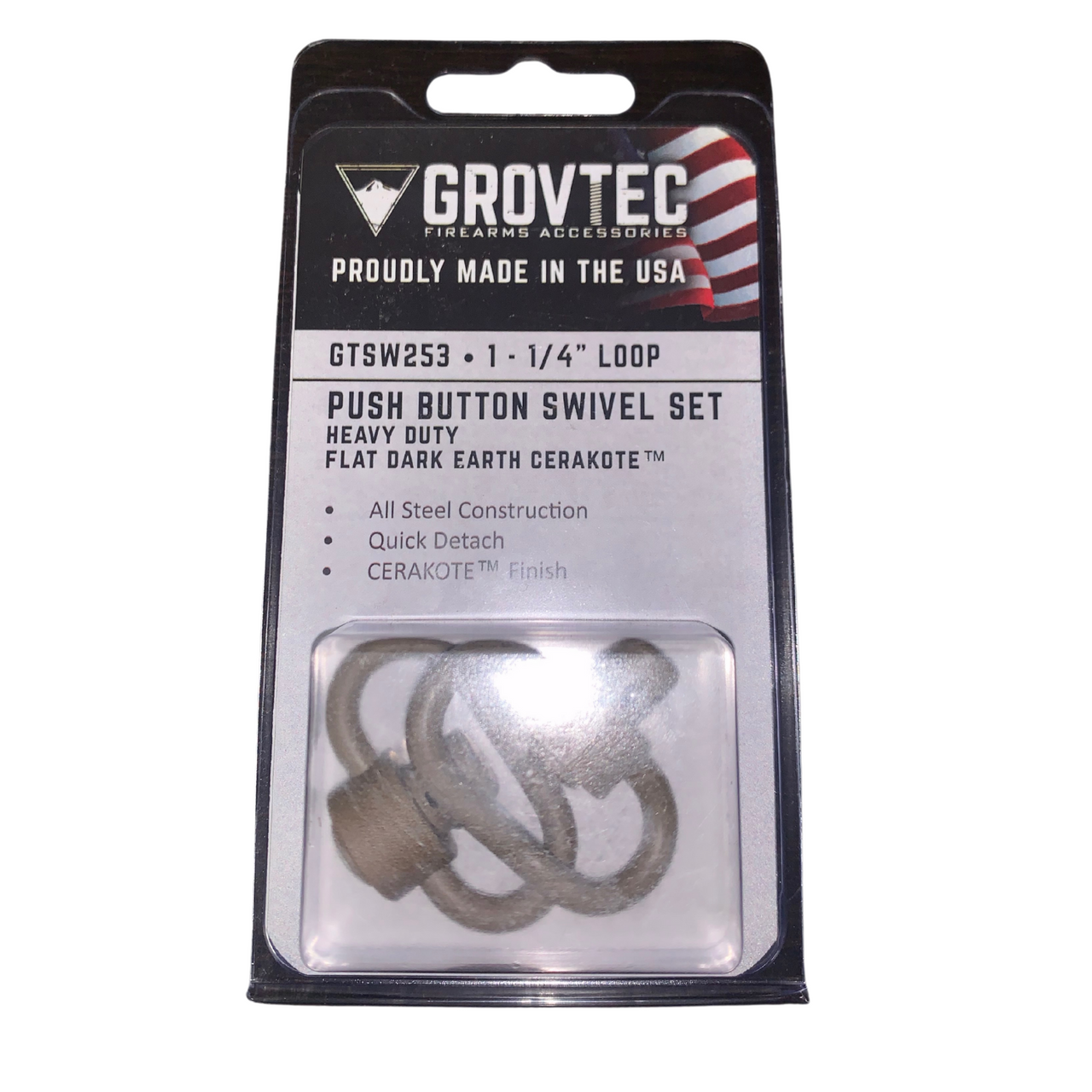 PUSH BUTTON SWIVEL SET - ATS Tactical Gear