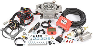 MSD Ignition Fuel Injection System 2900 Atomic EFI; Throttle Body ...