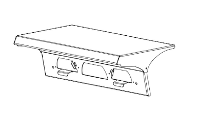 Acari Fleet Solutions Warning Light Mount AT-FORD-F AT Series; For ...