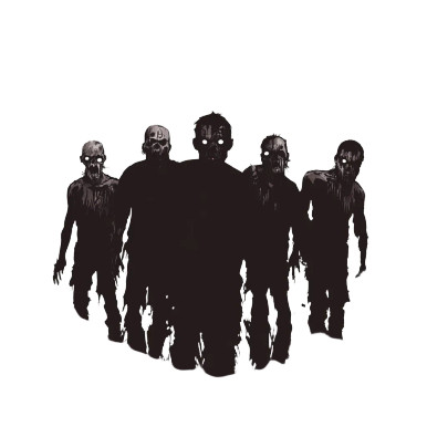 Zombie Circular Logo Vinyl Car Decal Sticker – Waterproof & UV ...