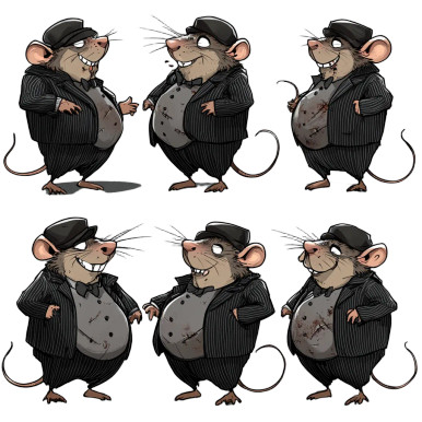 Overweight Rat Sprite Sheet Vinyl Car Decal Sticker – Waterproof & UV ...