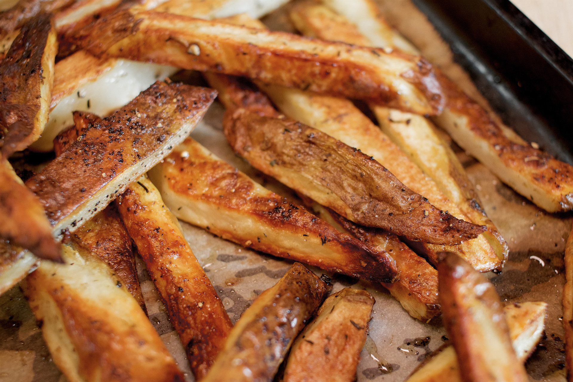 Roasted Savory and Garlic French Fries - Farmer John's Herbs