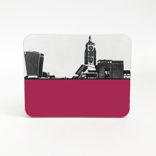 London Drinks Coasters, Landmarks by Jacky Al-Samarraie | The Art Rooms