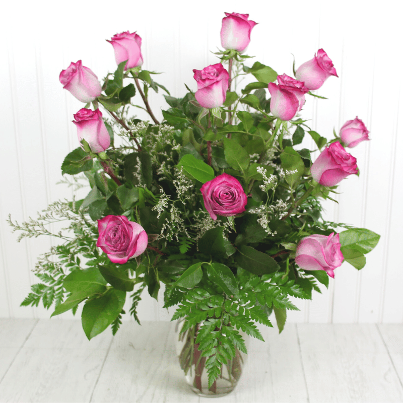 Long Stem Lavender Roses | Midwood Flower Shop | Charlotte Florist Delivery