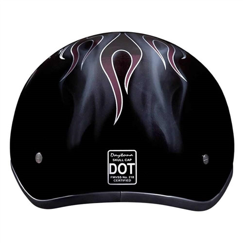 Gloss Skull Cross Bones Daytona Half Helmet – Clearance | Leather Bound NJ