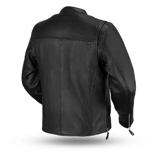 Men's Leather Scooter Jacket | First Classics | Leather Bound NJ