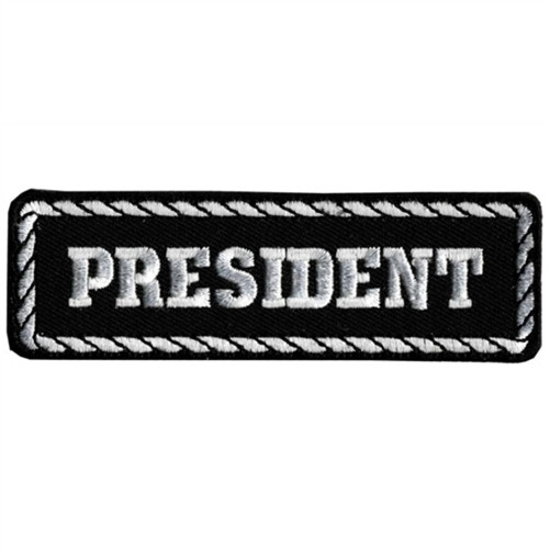 Motorcycle Club President Patch by Hot Leathers | Leather Bound NJ