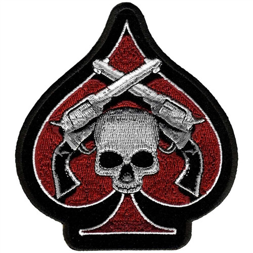 Skull Pistols Ace Biker Patch | Hot Leathers | Leather Bound NJ