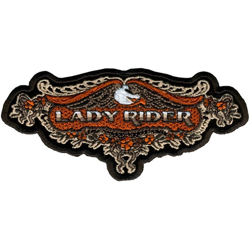 Lady Rider Eagle Biker Patch - Hot Leathers | Leather Bound NJ