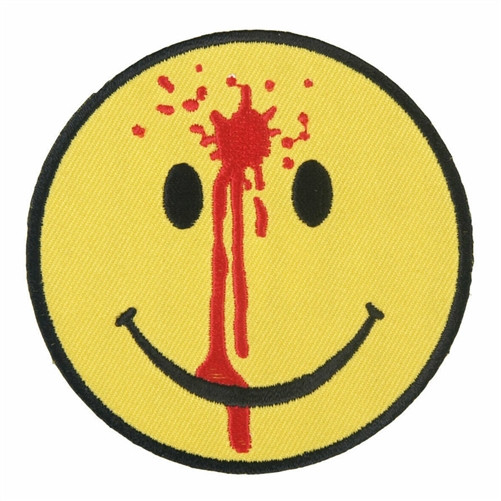 Smiley Face w/ Bullet Hole Biker Patch | Hot Leathers | Leather Bound NJ