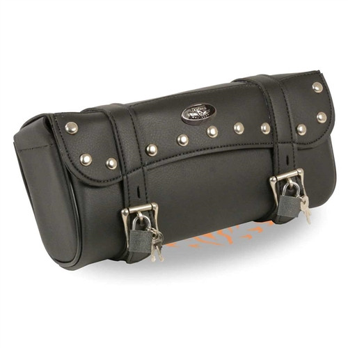 Milwaukee PVC Black Studded, Lock & Key Motorcycle Tool Bag