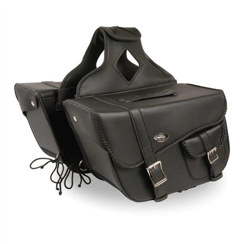 Zip Off Luggage Motorcycle Saddle Bags l Milwaukee Throw Over Luggage