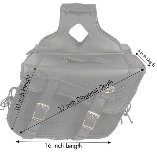 Zip Off Luggage Motorcycle Saddle Bags l Milwaukee Throw Over Luggage