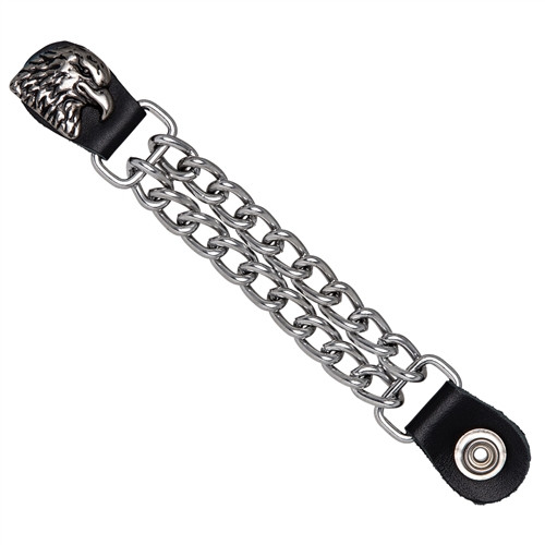 Eagle Biker Vest Extender – Leather Motorcycle Vest Chain