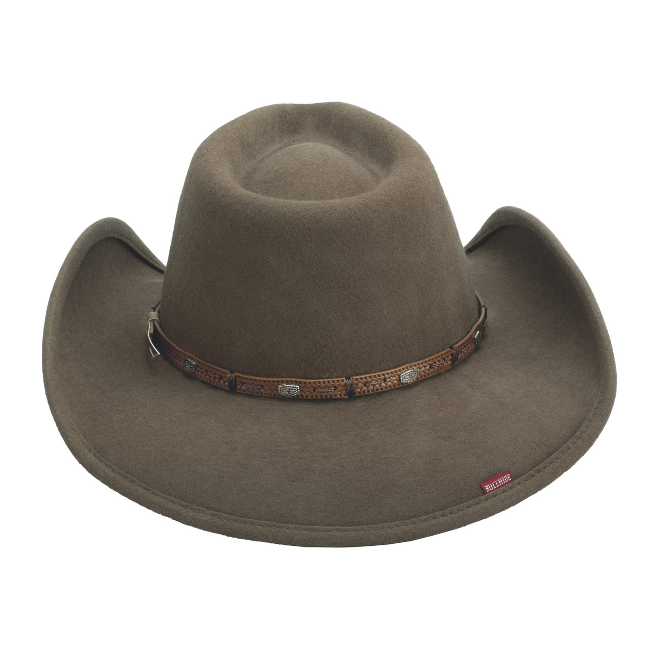 Bullhide Wild Horse Brown Wool Western Hat, Cowboy Band